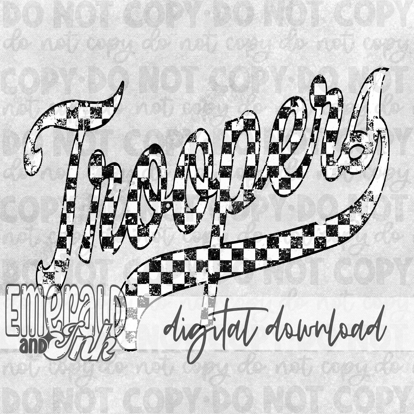 Emo Grunge Team - Troopers - Digital Download – Emerald & Ink