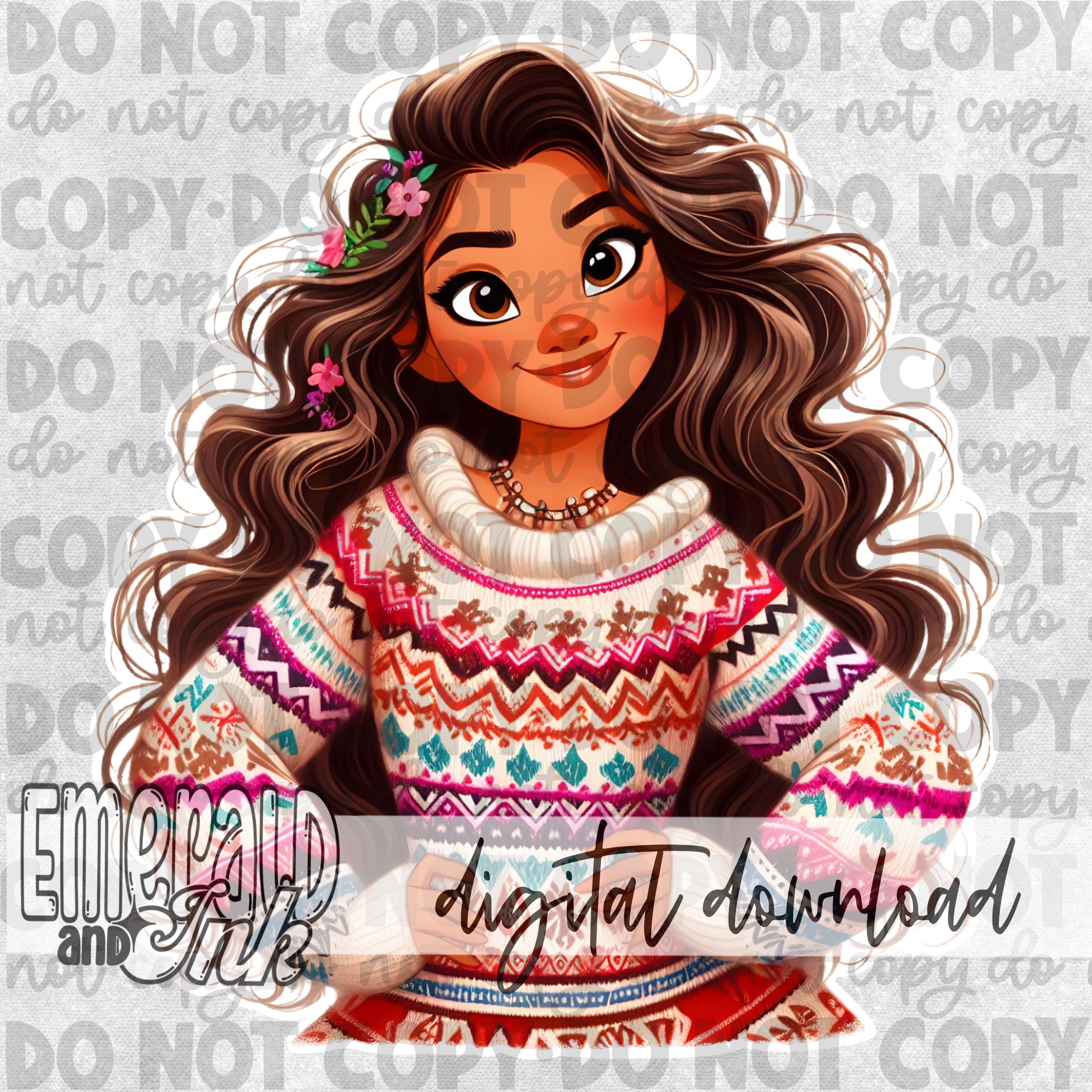 Boujee Kingdom - Ocean Princess - Digital Download – Emerald & Ink