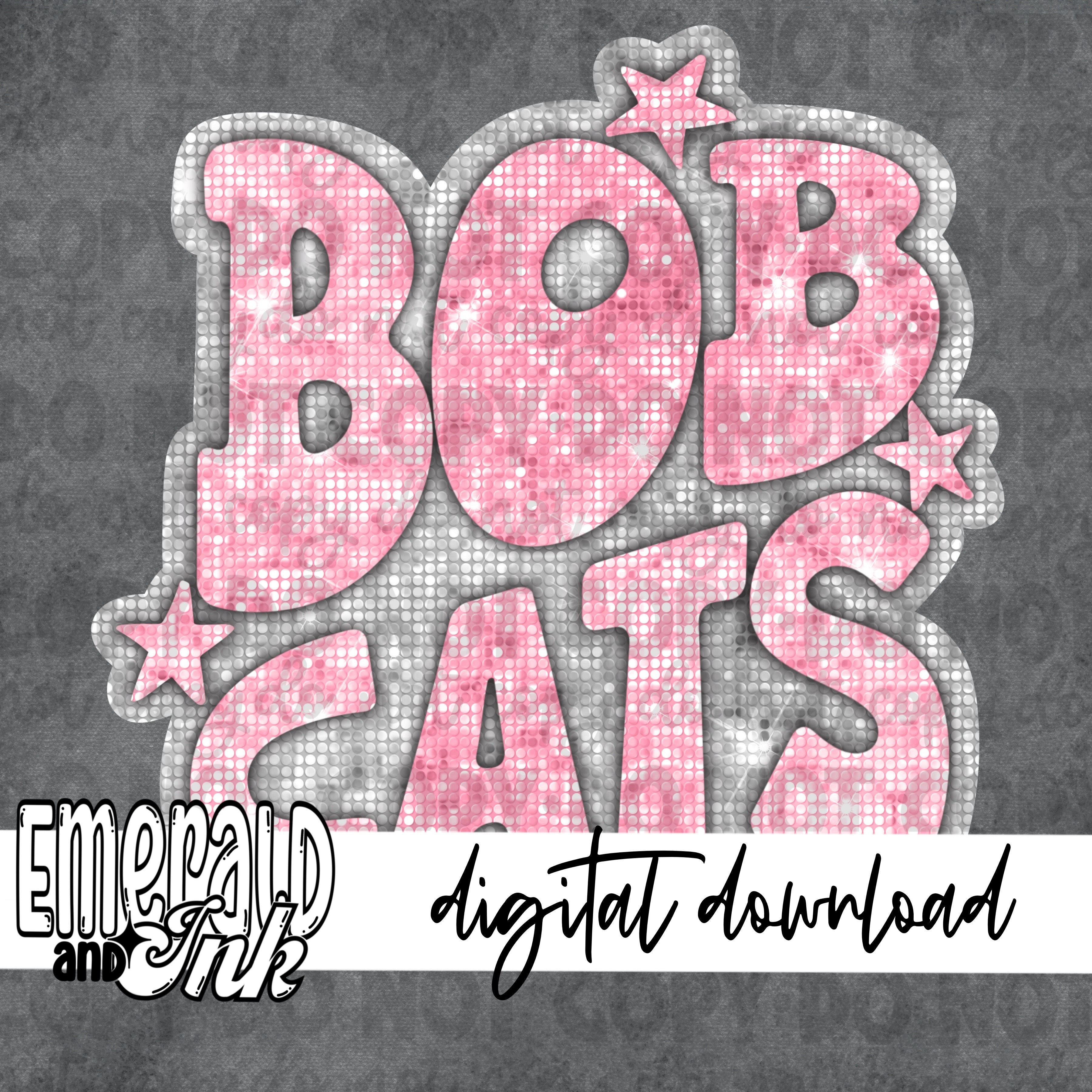 Bobcats Blingy Pink - Digital Download – Emerald & Ink
