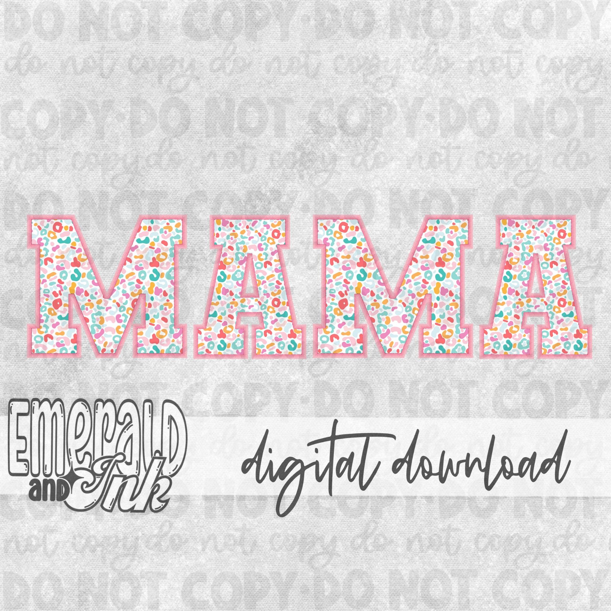 Mama Spring Leopard - DIGITAL Download – Emerald & Ink